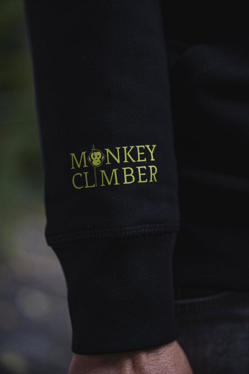 Green Beast hoodie I Black – Monkey Climber Magazine