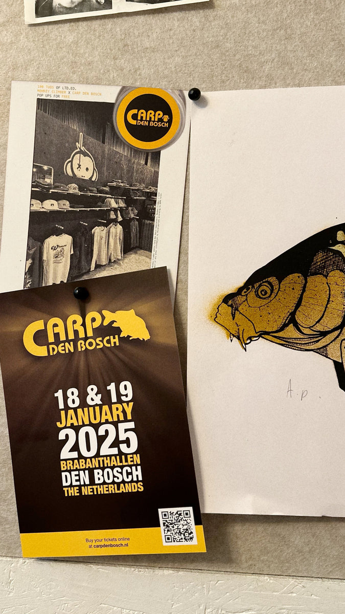 100 free tubs of Ltd.Ed. Monkey Climber x Carp Den Bosch pop ups ...