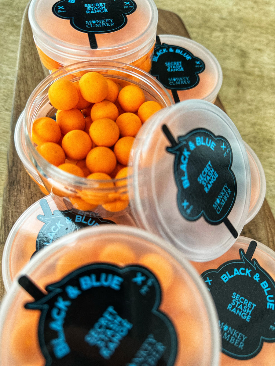 Black & Blue pop ups I Orange 15mm – Monkey Climber Magazine
