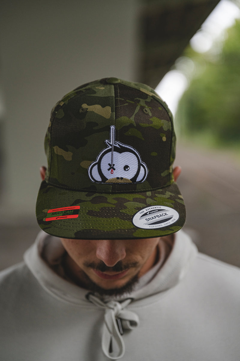 Logo Patch Snapback I Tropical Multicam – Monkey Climber Magazine